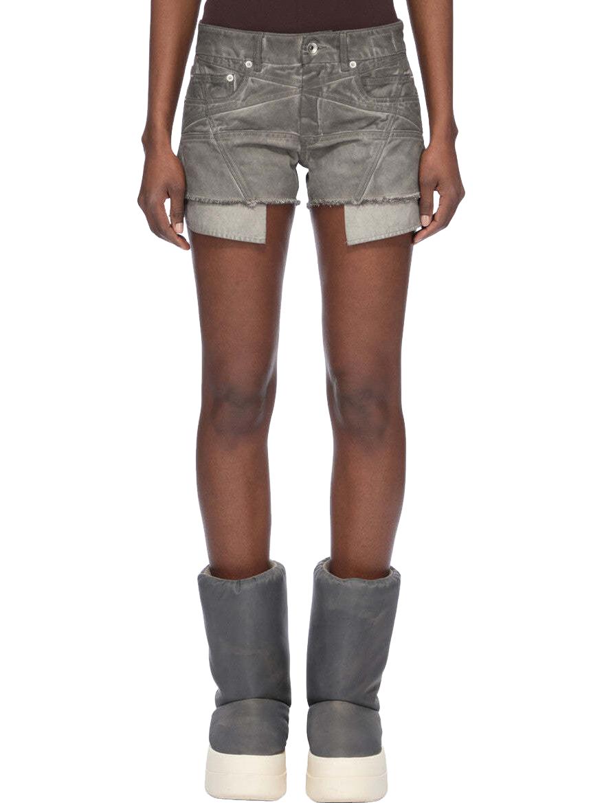 RICK OWENS Rick Owens Drkshdw Denim Shorts with Belt Loops and Multiple Pockets